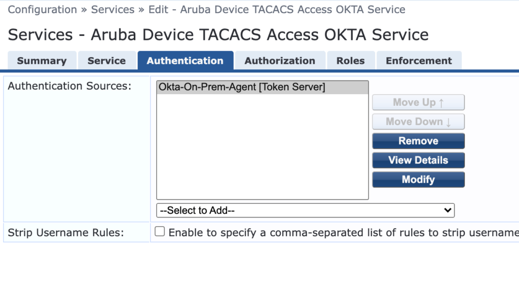 Okta Integration with Aruba ClearPass for MFA support (Radius and ...
